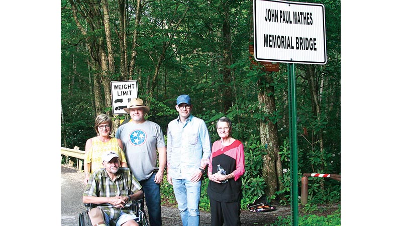 Bridge dedicated to John Paul Mathes 1 year after his death ...