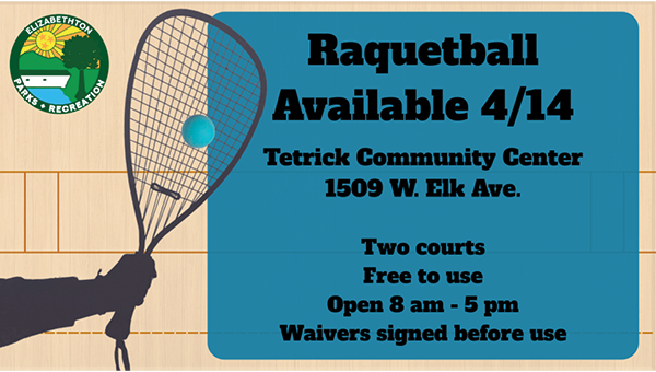 Racquetball returns: Tetrick Community Center Courts reopen to public ...