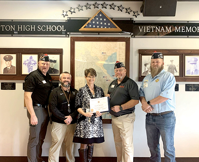 VFW Post 2166 honors two local educators with Citizenship Education ...